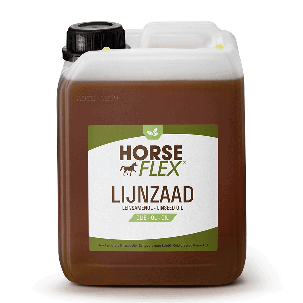 Linseed oil for horses - HorseFlex - Rich in omega 3 and 6 fatty acids