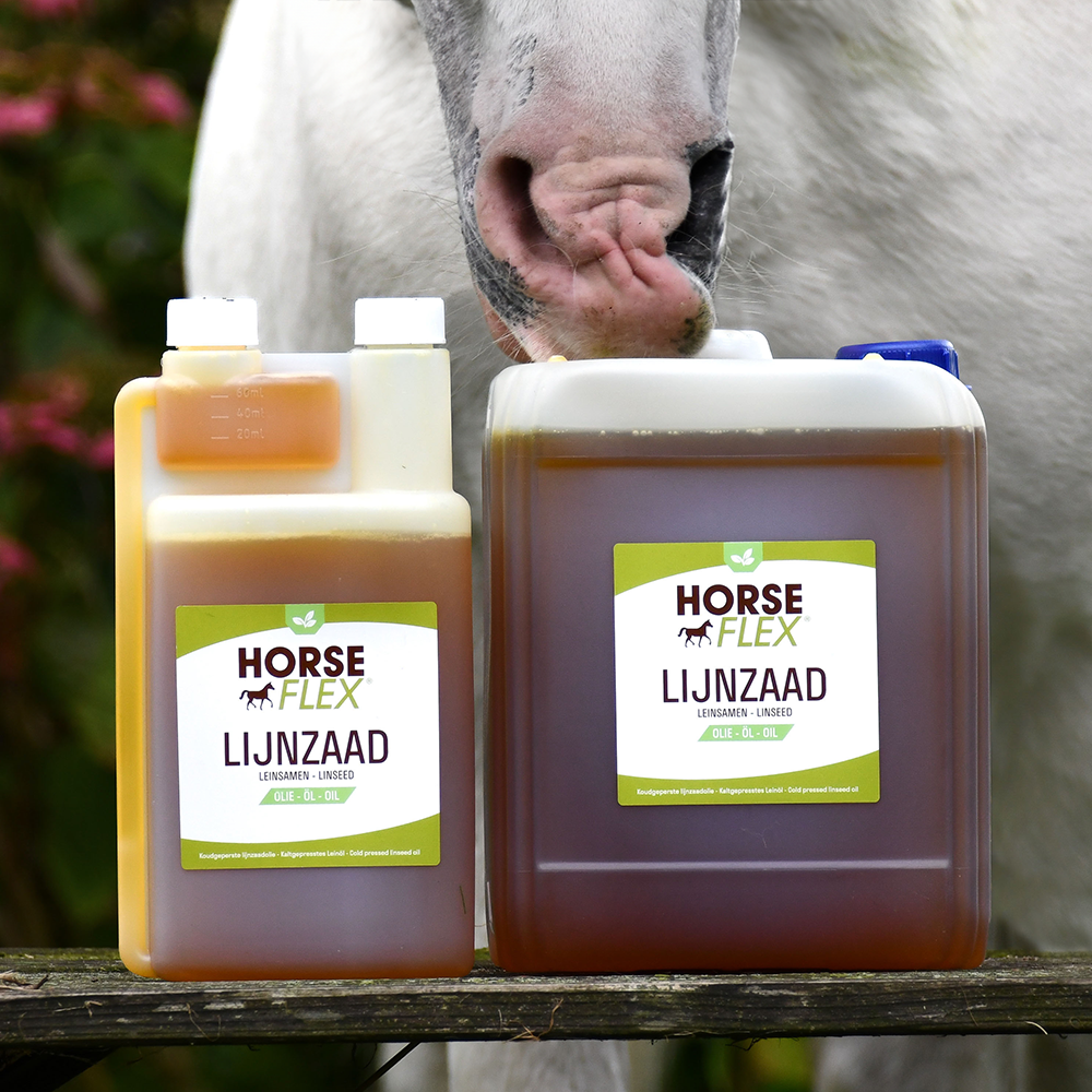 Linseed oil for horses - HorseFlex - Rich in omega 3 and 6 fatty acids